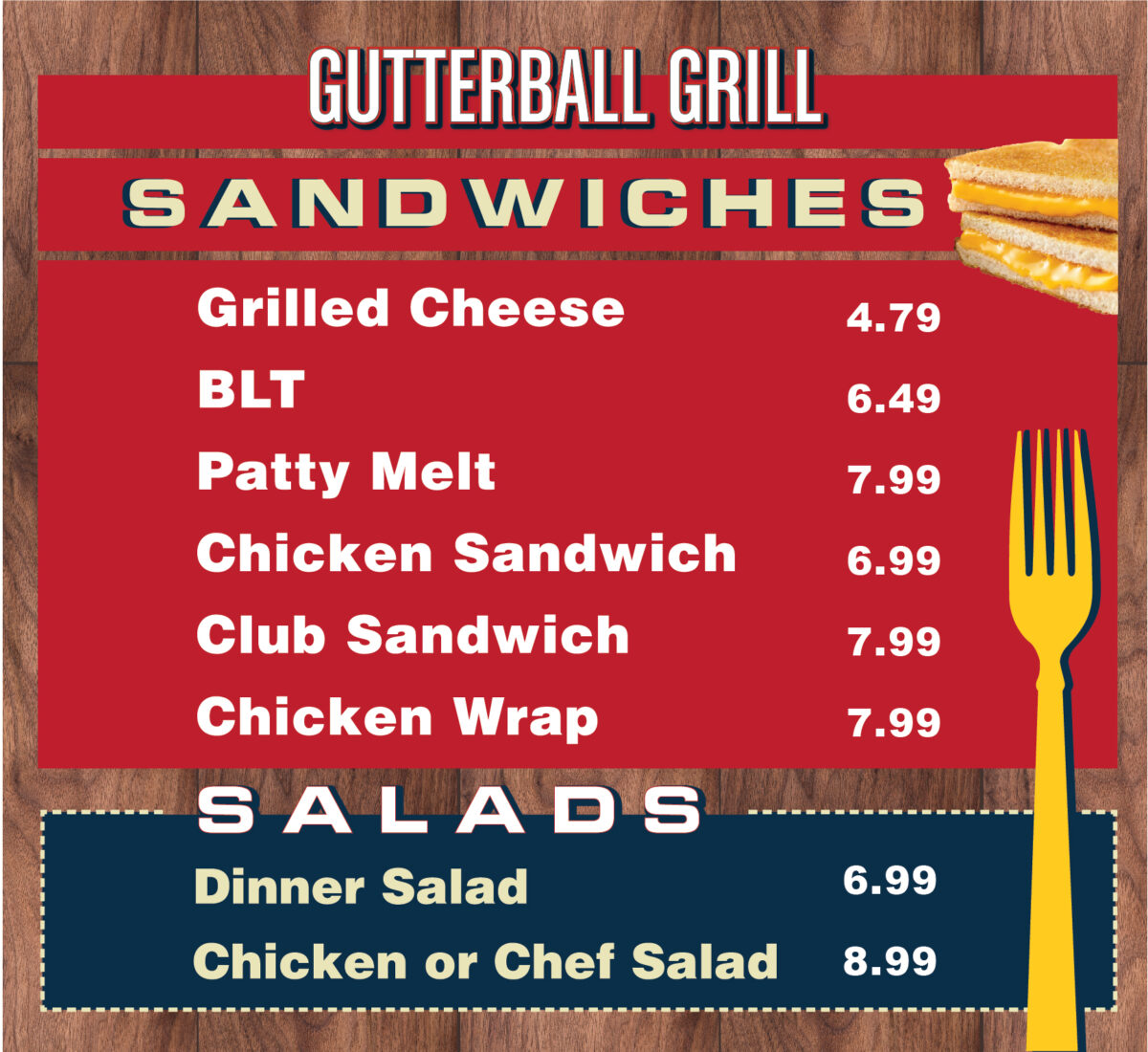 Food & Drinks - Keystone Lanes